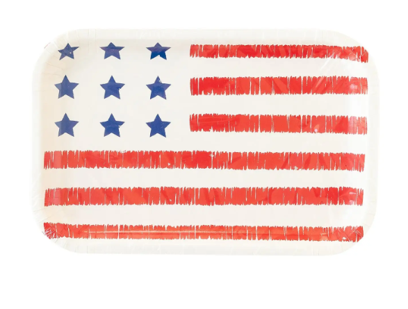 American Flag Paper Plate – Studio 9 Design Decor, LLC