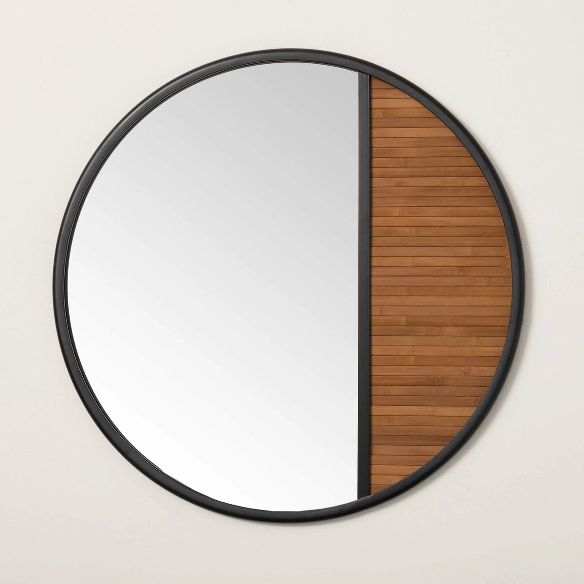 Round Wooden Slat Wall Mirror – Studio 9 Design Decor, LLC